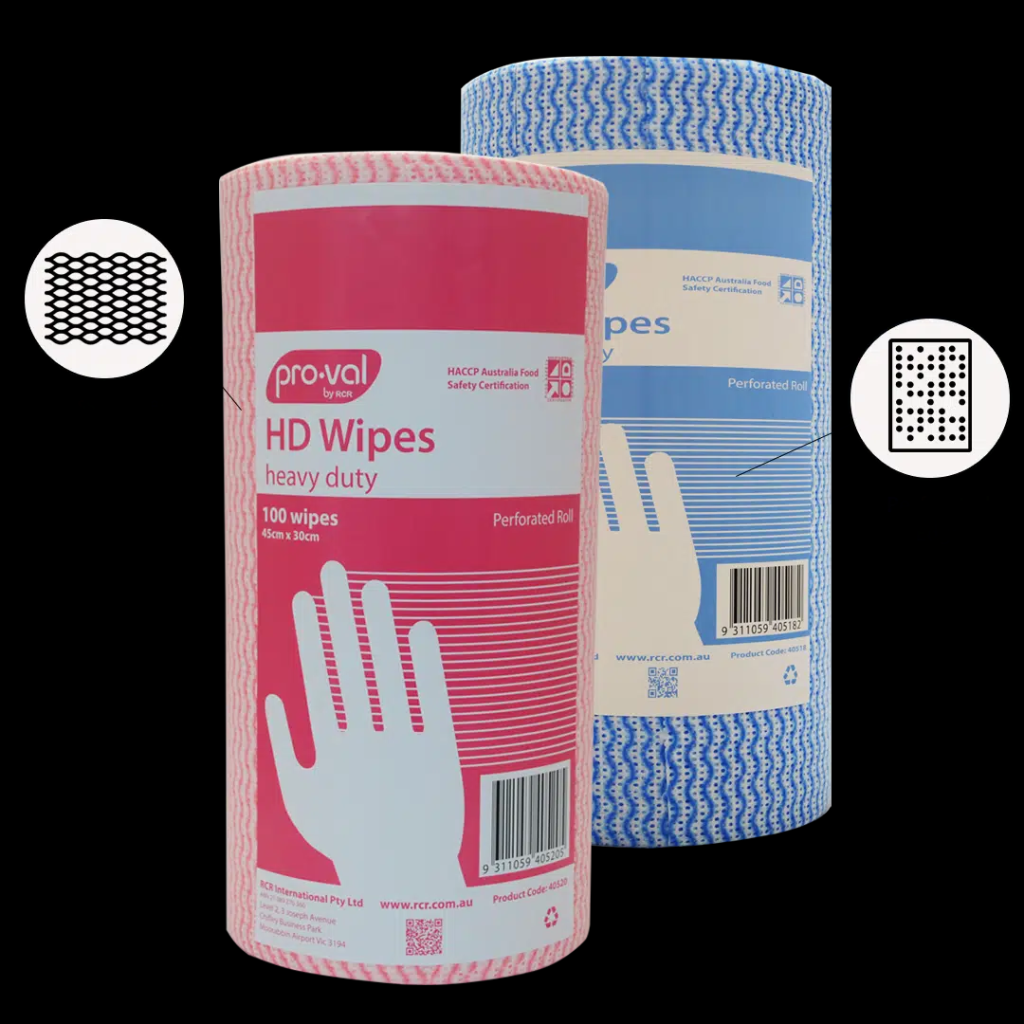 Heavy Duty Wiper Rolls Red 100 – PERTH MEGAPLAS