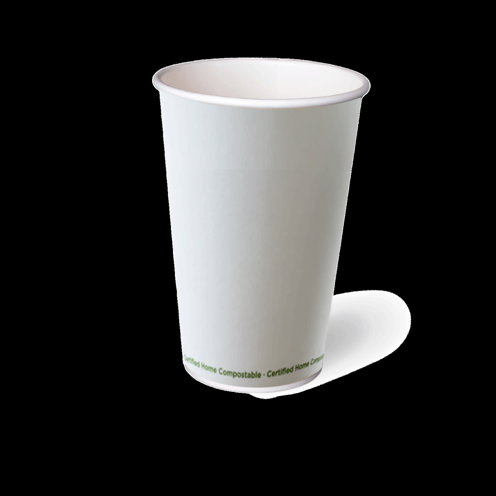 AQUEOUS SINGLE WALL HOT CUP WHITE 16oz – PERTH MEGAPLAS