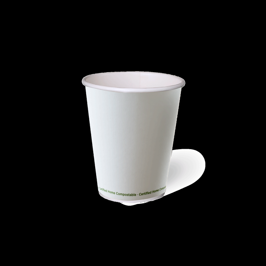 AQUEOUS SINGLE WALL HOT CUP 8oz WHITE – PERTH MEGAPLAS